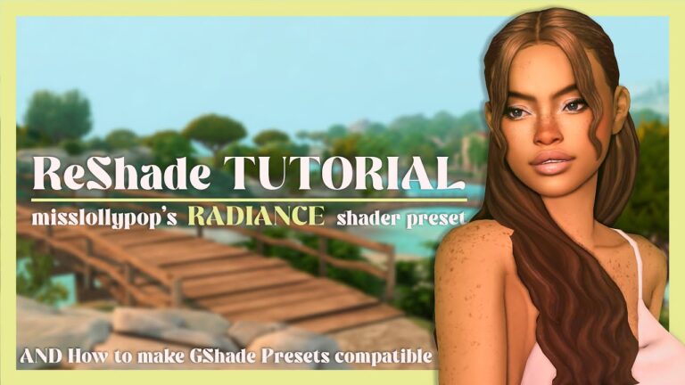 Tutorial de Sims 4 para usar Reshade 【2025