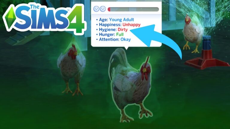 Cómo limpiar pollos en Los Sims 4 【2025