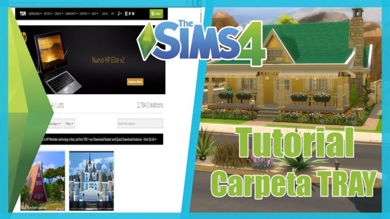Guía para usar archivos de bandeja en Los Sims 4 【2025