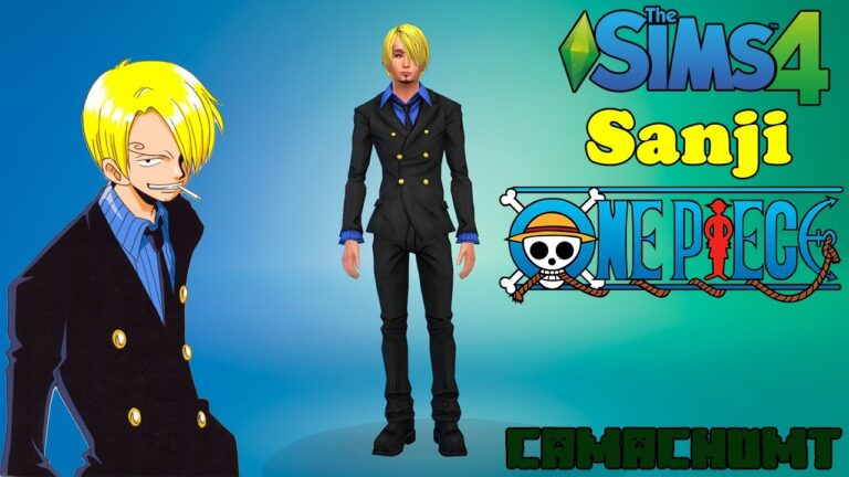 Sanji en Los Sims 4: Creación y Estilo de Vida 【2026