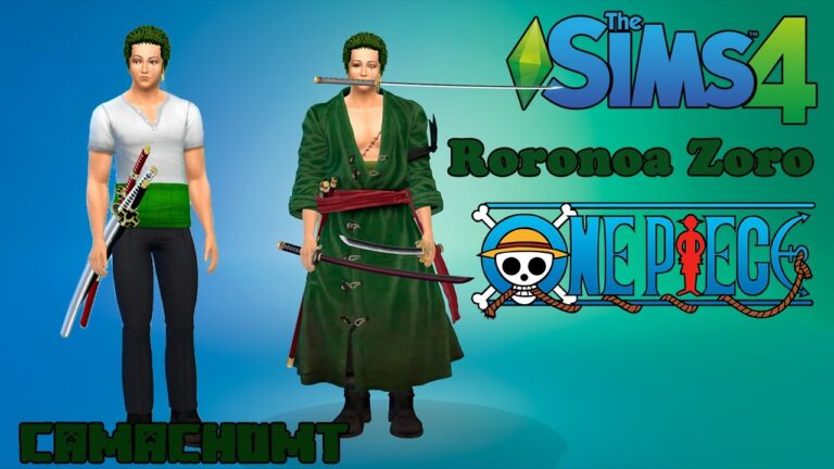 Guía para Crear a Zoro en Los Sims 4 【2025