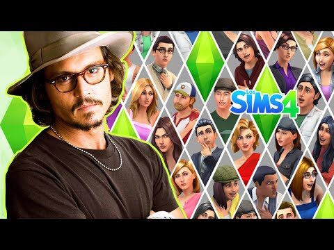Johnny Depp en Sims 4: Un Simulado de Estrella de Cine 【2025