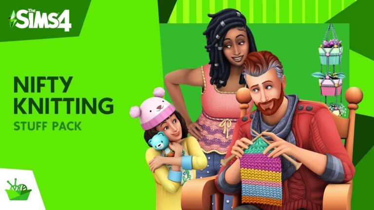 Simulaciones de Tejido Knifty en Los Sims 4 【2025