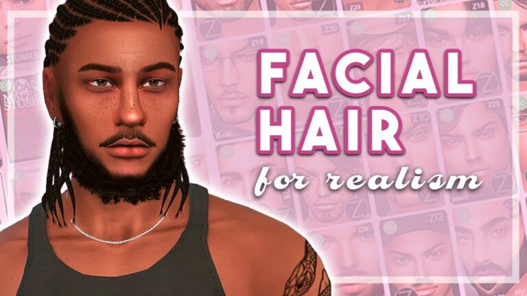 Barbas Masculinas en Los Sims 4: Guía Completa 【2025