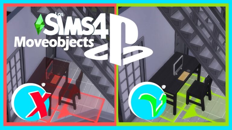 Trucos para usar el comando moveobjects en Sims 4 PS4 【2025