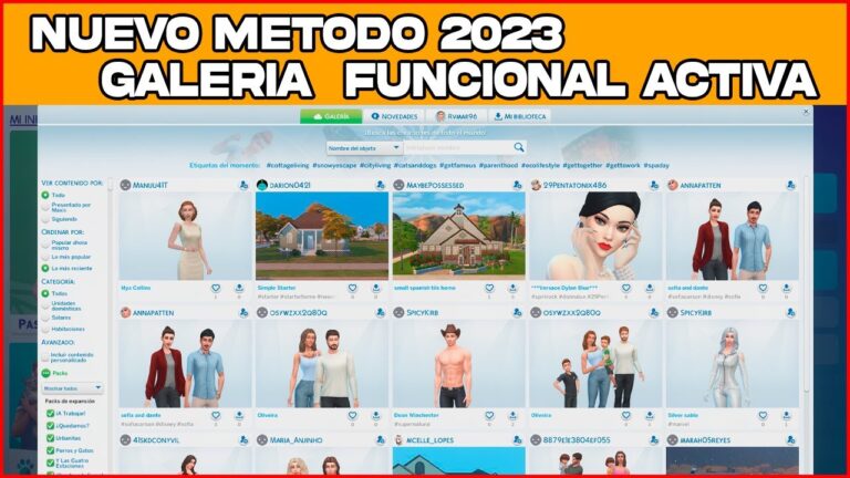 Guía completa de la galería en Los Sims 4 【2025