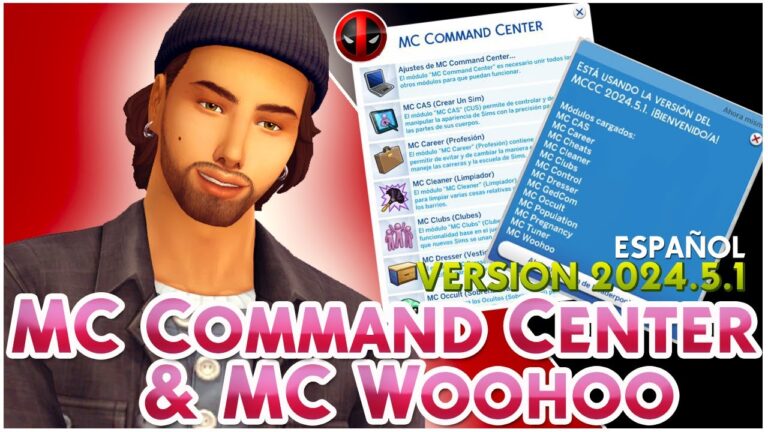 Guía Completa del MC Command Center para Los Sims 4 en Español 【2025