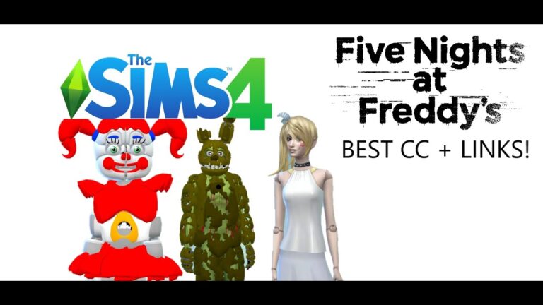Contenido Personalizado de FNAF para Los Sims 4 【2025
