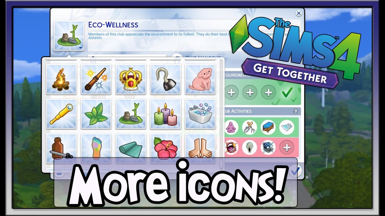 Más iconos seleccionables en Los Sims 4 【2025